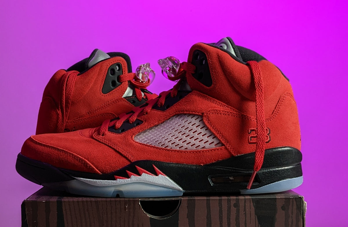 Retro 5 Raging Bull Red Size 11.5 Brand New – Thee Sneaker Channel